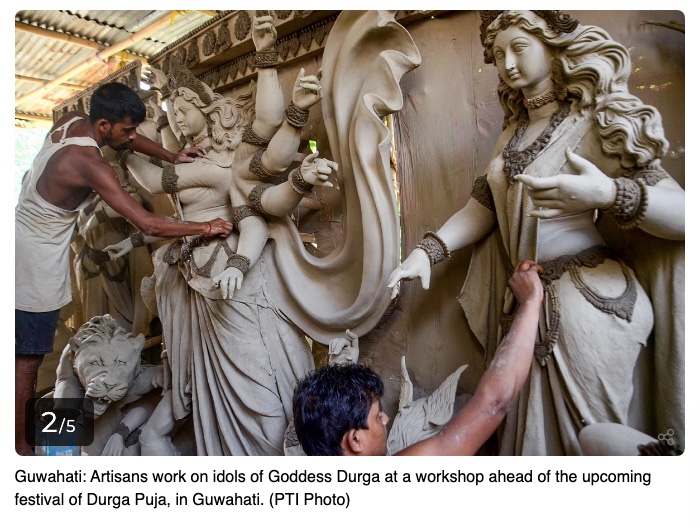 Durga Puja 2022: Statue Making in Full Swing – Hindu Press International Durga Puja 2022: Statue Making in Full Swing – Hindu Press International